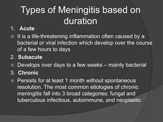 Meningitis | PPTX