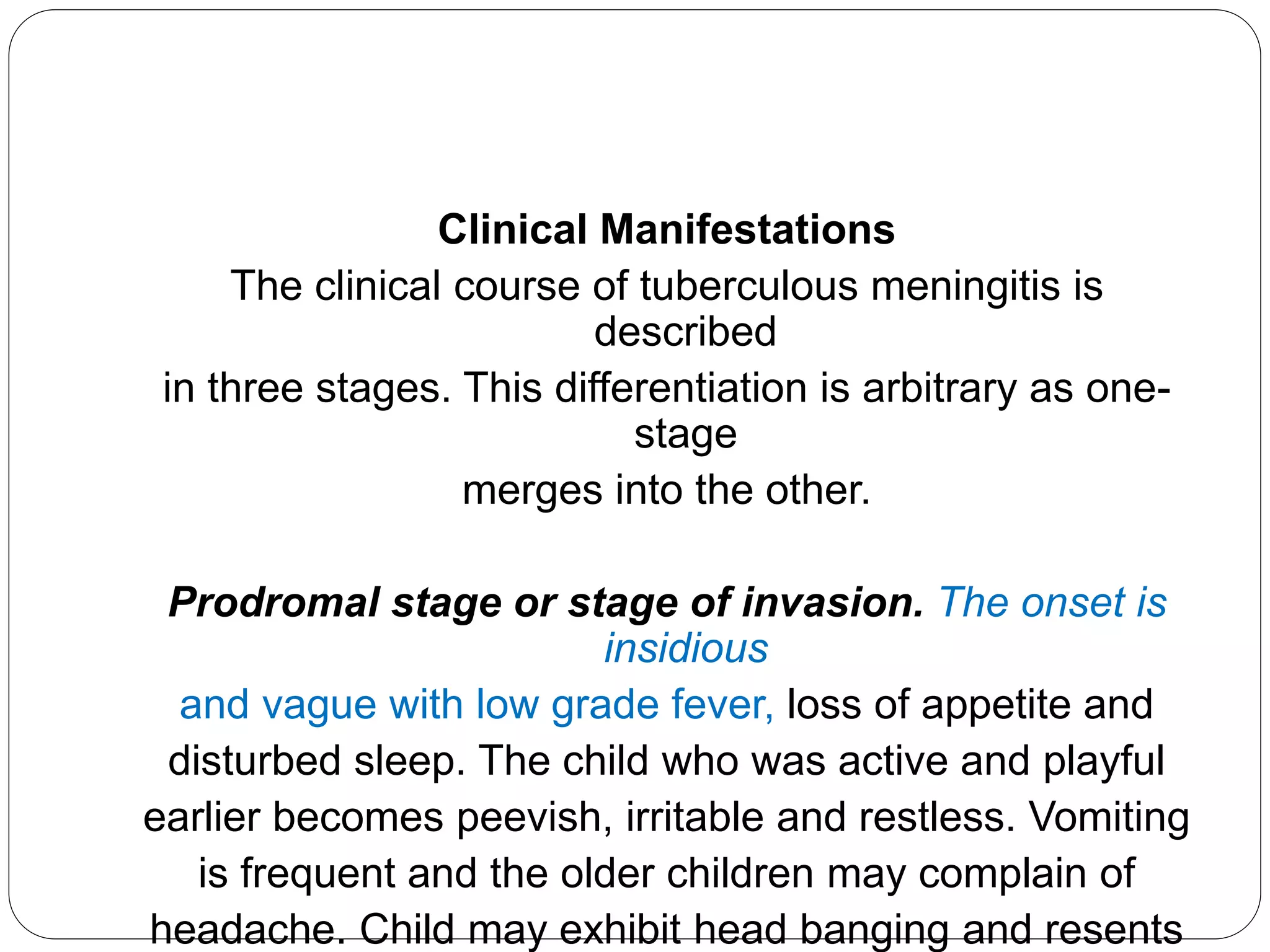 pediatrics Meningitis | PPTX