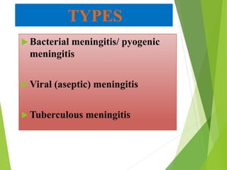 Meningitis in children | PPTX