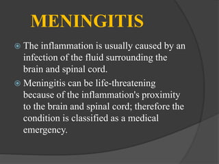 Meningitis | PPTX