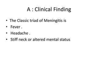 acute bacterial meningitis | PPTX