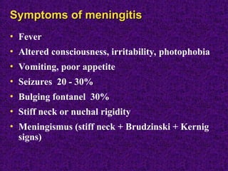 Meningitis.ppt contains information on meningitis | PPT