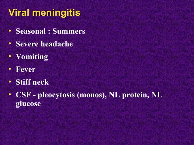 Meningitis.ppt contains information on meningitis | PPT