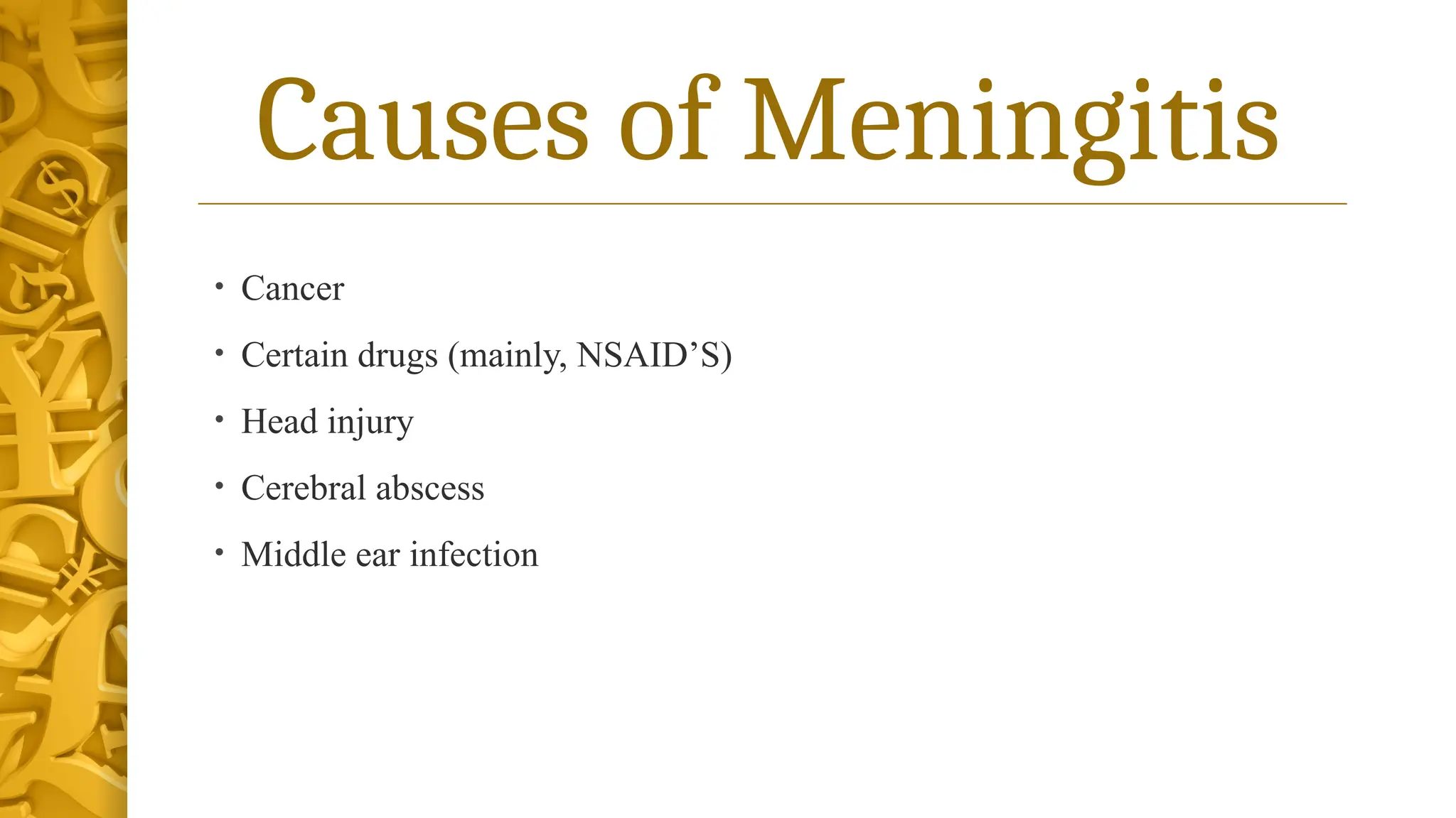 MENINGITIS.ppt introduction to management | PPT