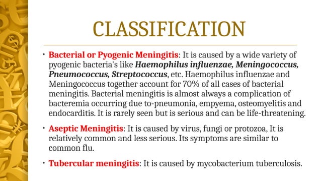 MENINGITIS.ppt introduction to management | PPT