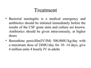 BACTERIA MENINGITIS FOR UNDERGRADUATE STUDENTS | PPT | Free Download