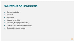 Meningitis, Introduction, Types, Pathophysiology and treatment | PDF