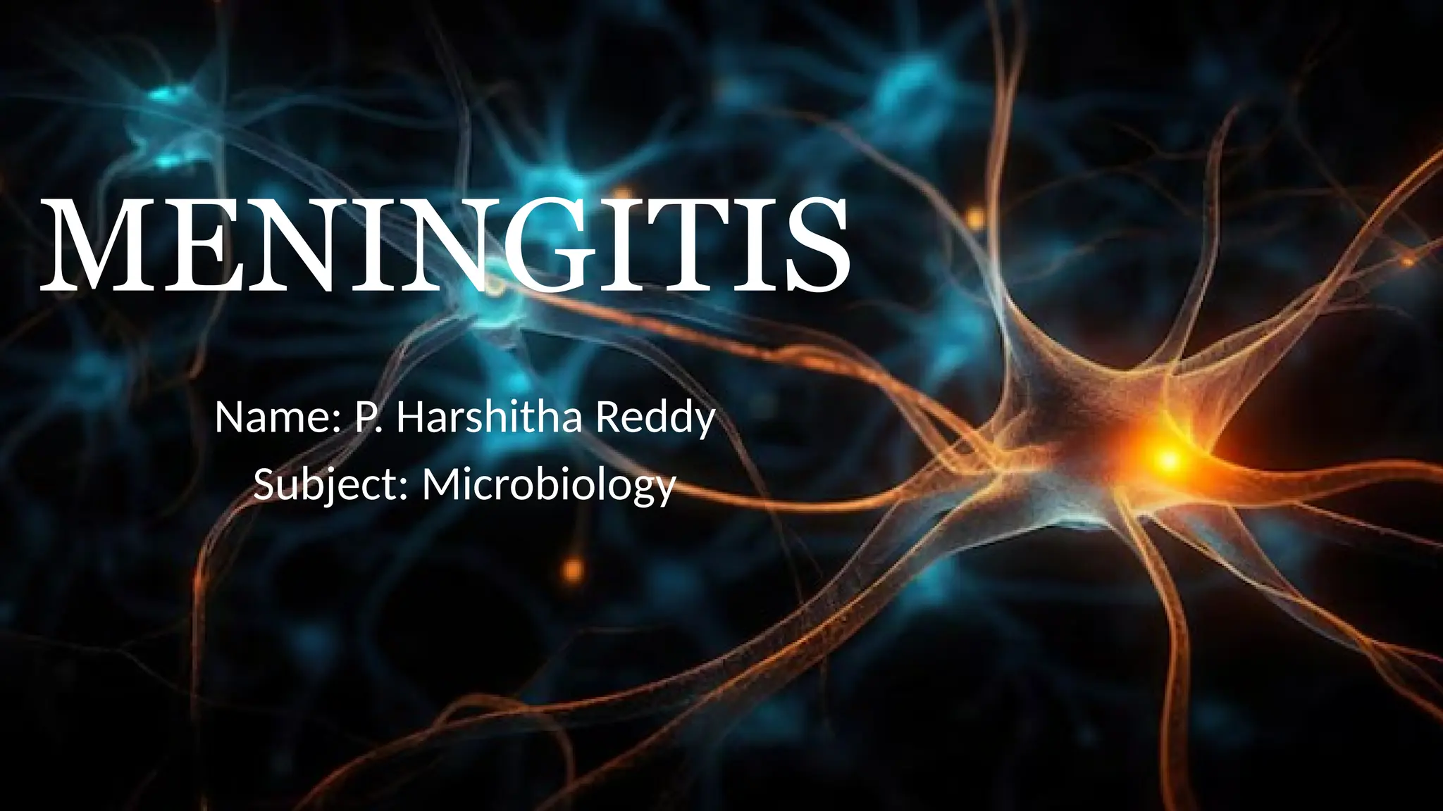 Meningitis / Microbiology / PharmD notes | PPTX