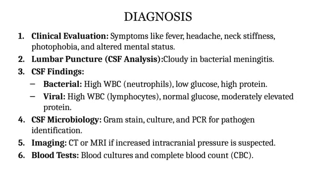 Meningitis / Microbiology / PharmD notes | PPT