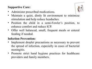 MENINGITIS: NURSING MANAGEMENT, BACTERIAL MENINGITIS, VIRAL MENINGITIS.pptx