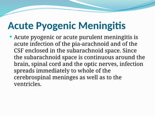 Meningitis.pptx for medical and paramedical students | PPTX