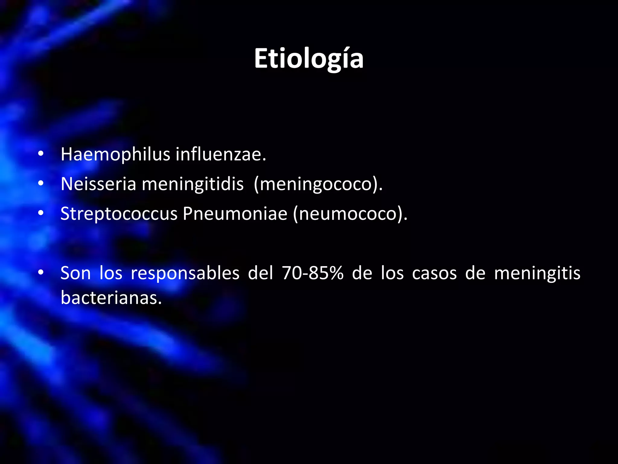Meningitis bacteriana | PPTX