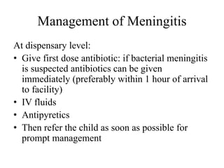 Meningitis-risk factors, causes and management | PPTX