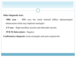 Meningitis case presentation | PPTX
