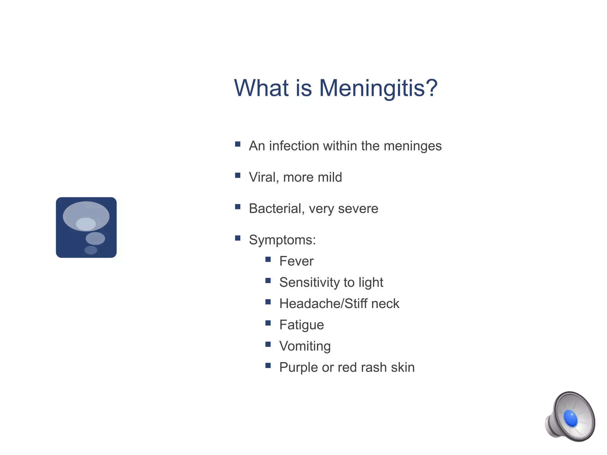 Meningitis 101 | PPTX