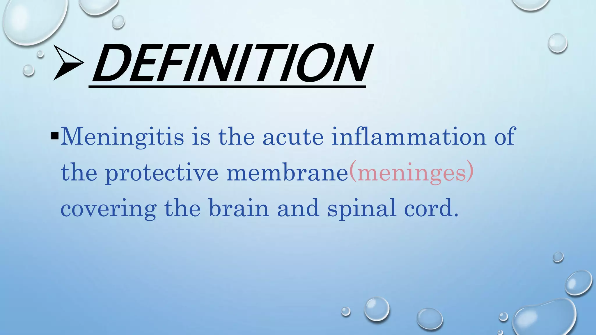 Meningitis | PPTX