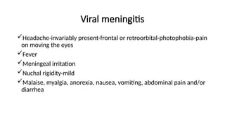 meningitis cns infection, infectious diseases of Central nervous system ...