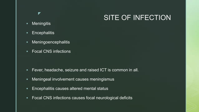 CNS infection | PPT