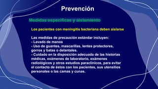 meningitis bacteriana pediatria.presentación | PPTX