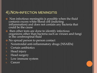 What is the meningitis is described in this ppt by students | PPTX