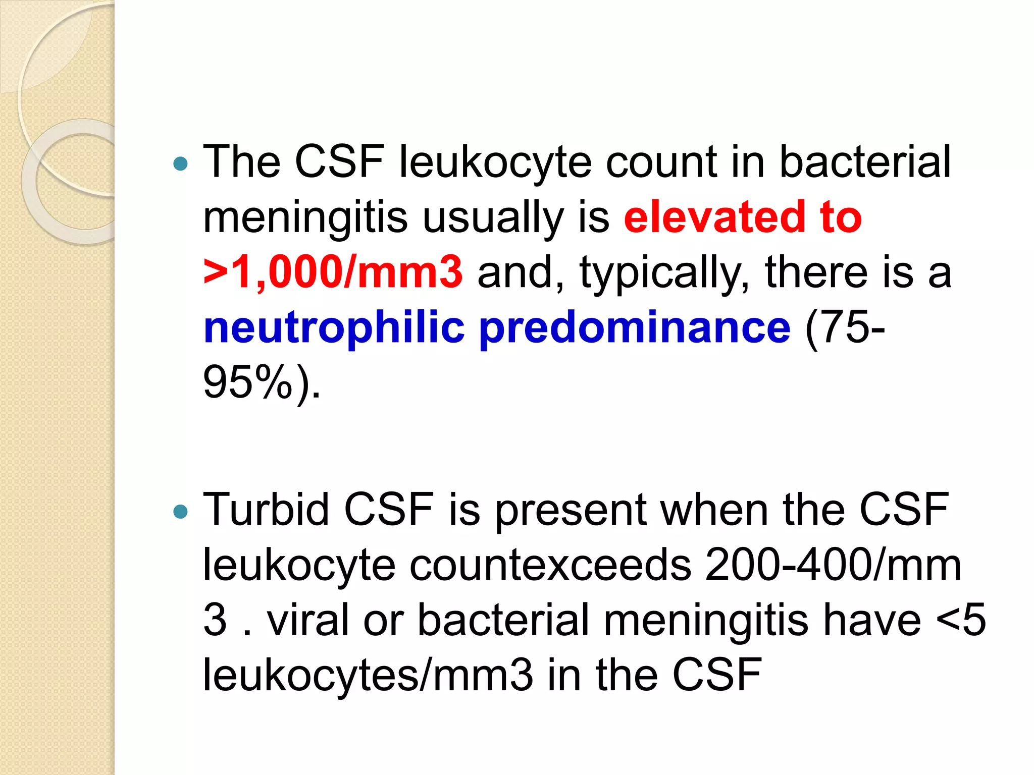 Meningitis (Pediatrics Lecture) | PPTX