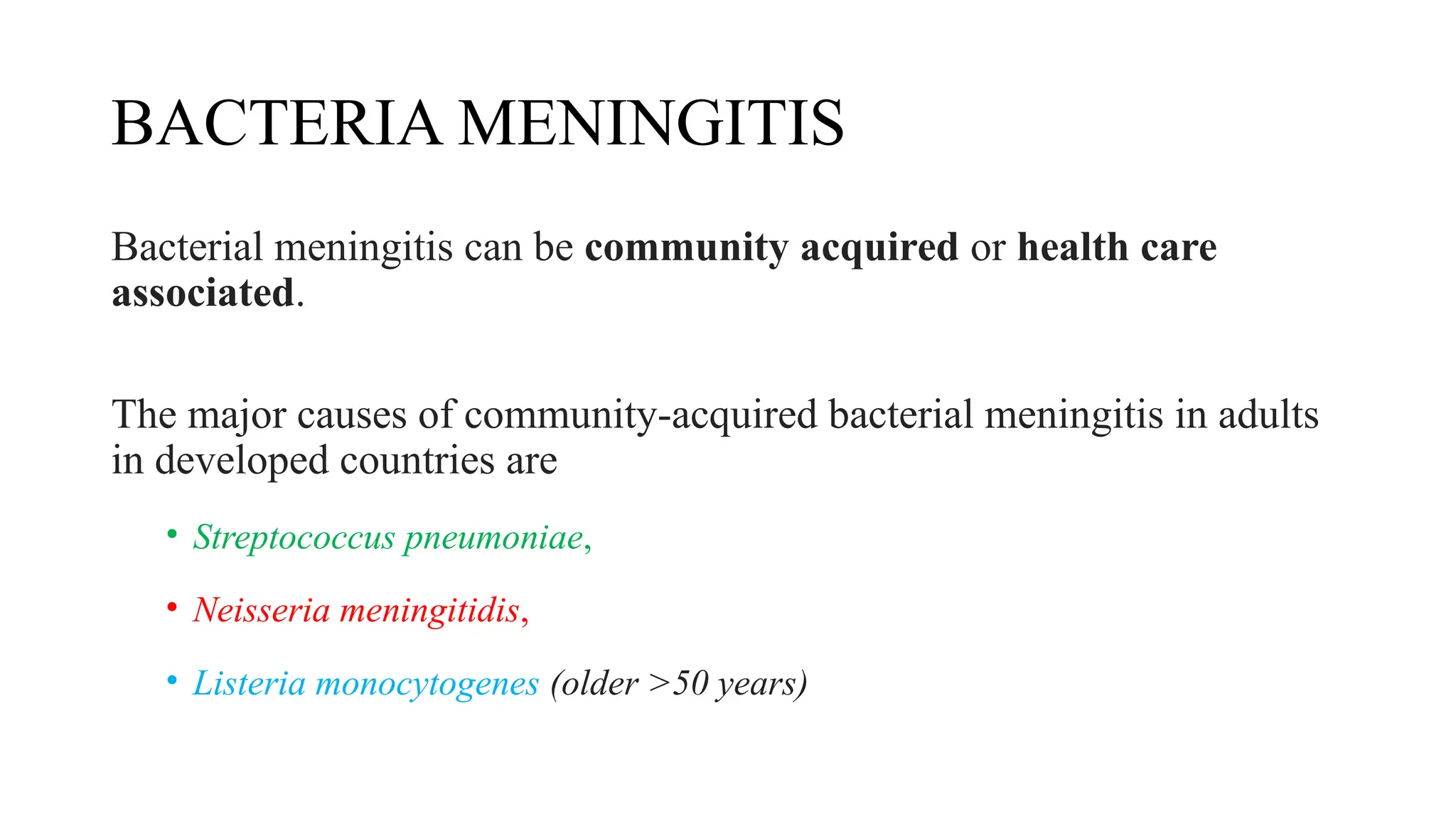 MENINGITIS IN ADULTS DR. MVUYEKULE MD, MPH | PPTX