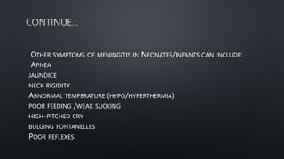 Meningitis in Children. | PPTX