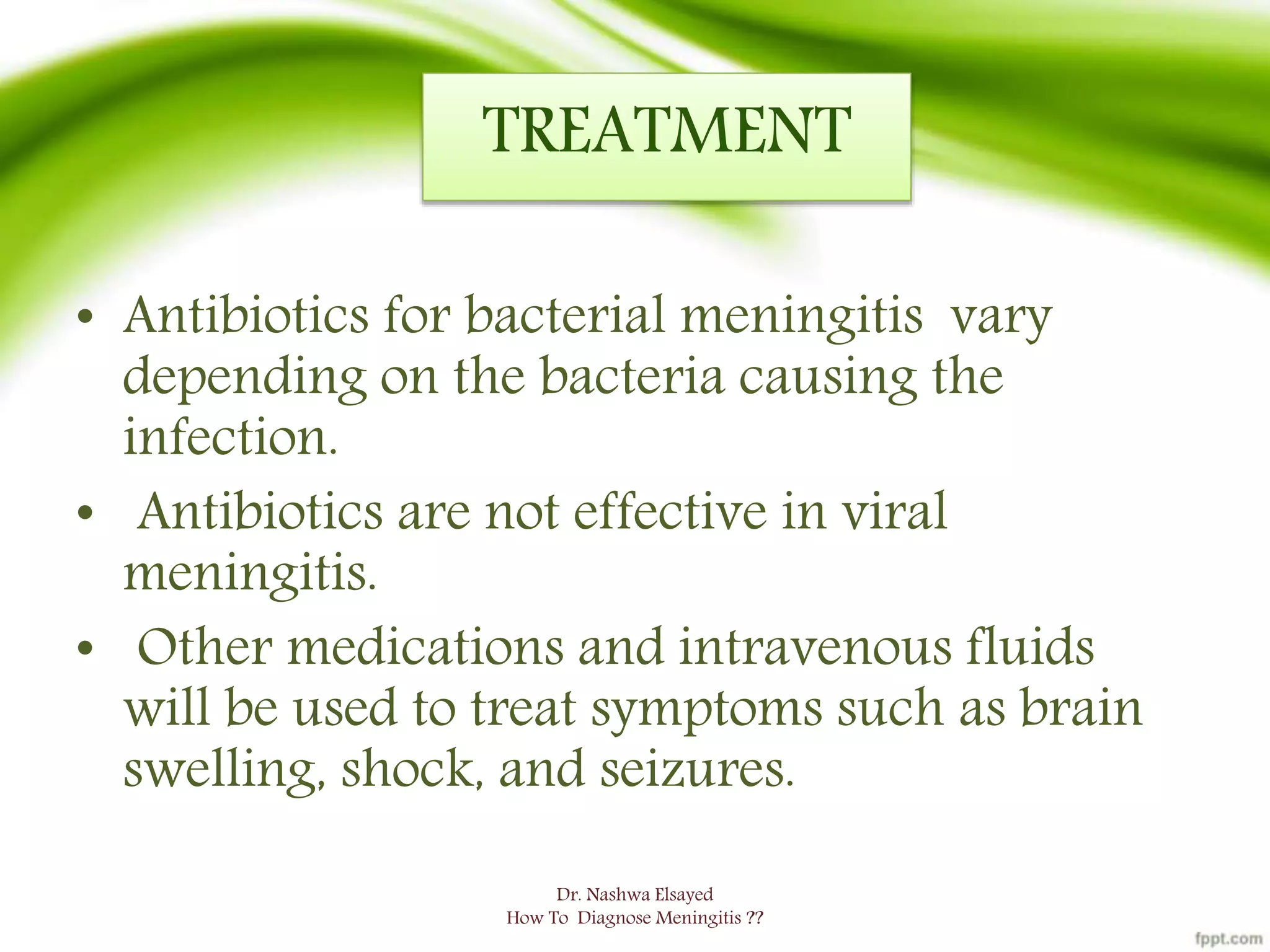 How to Diagnose Meningitis in the Lab ? | PPTX