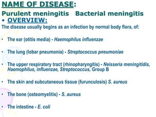 Meningitis ppt | PPTX