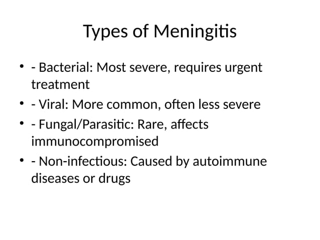 Overview of Meningitis_Presentation powerpoint | PPT