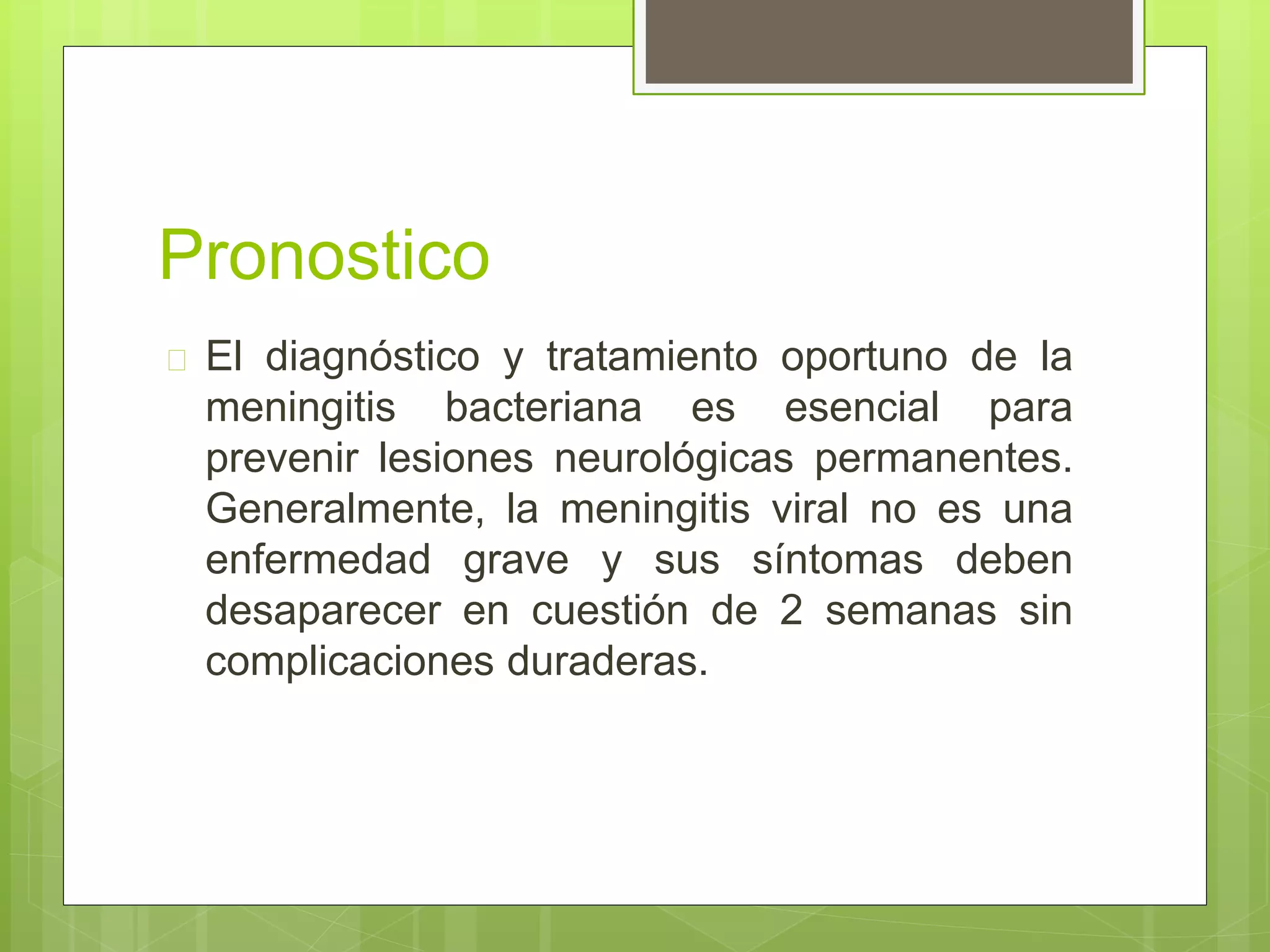 Meningitis prevencion y tratamiento | PPT