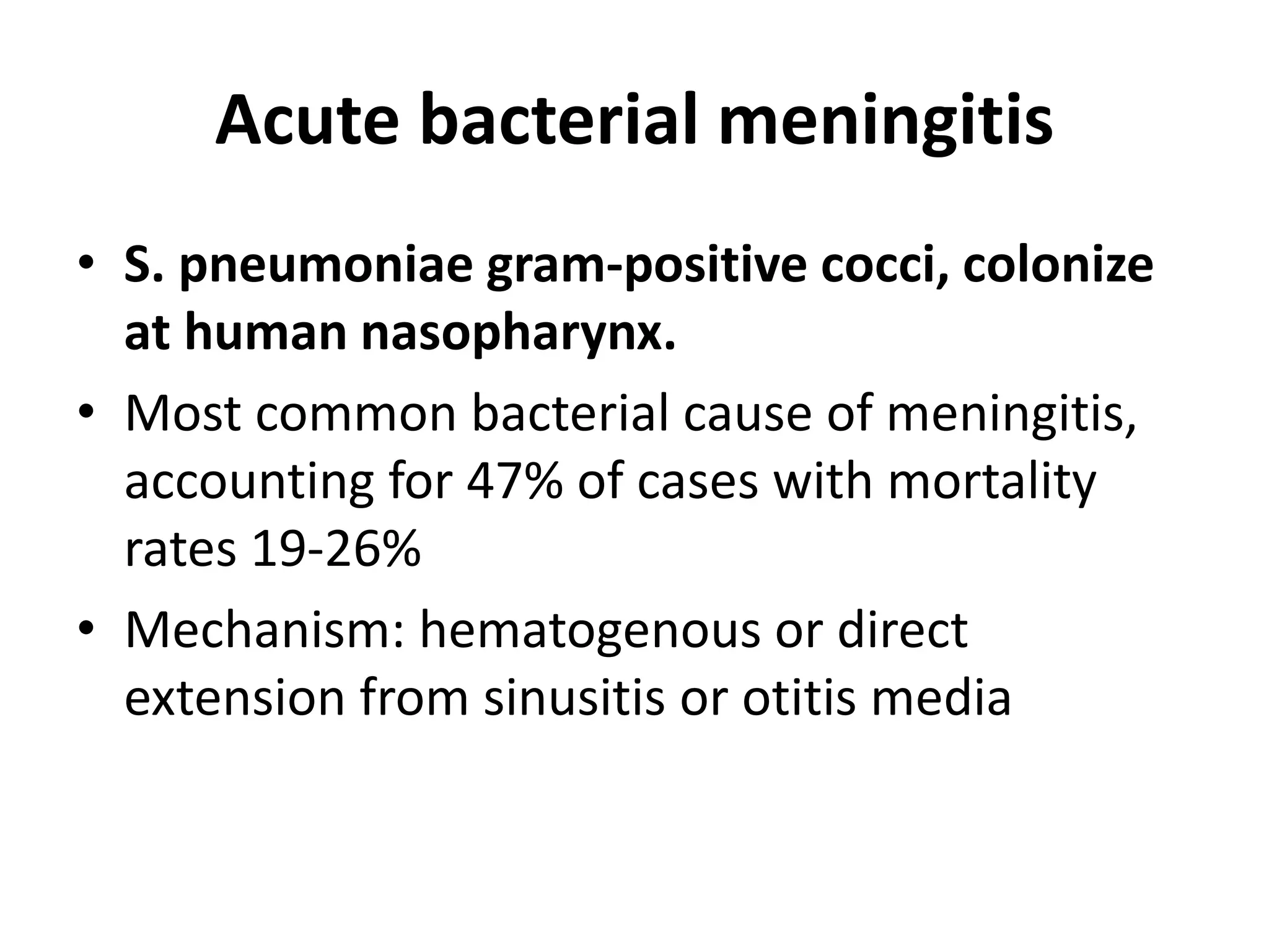 Meningitis - Acute and Chronic | PPTX
