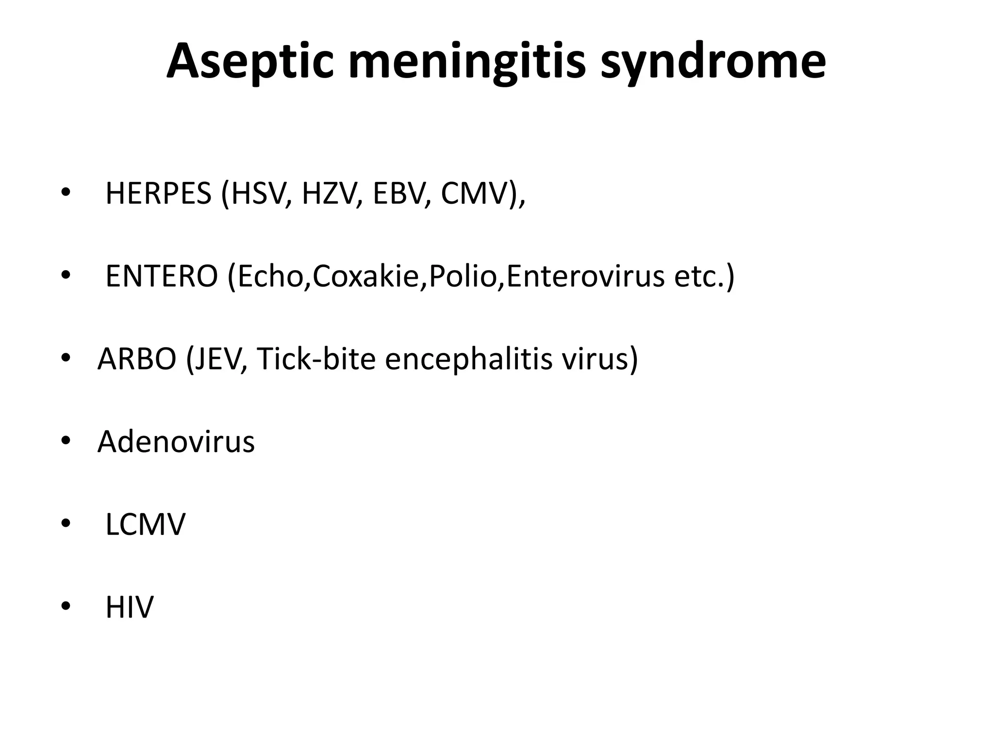 Meningitis - Acute and Chronic | PPTX