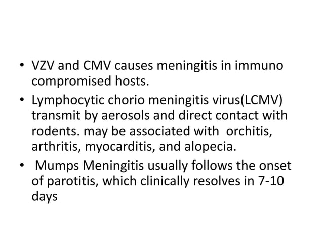 Meningitis - Acute and Chronic | PPTX