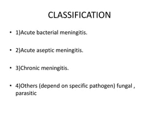 Meningitis - Acute and Chronic | PPTX