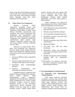 Meningkatkan work engagement melalui gaya kepemimpinan | PDF