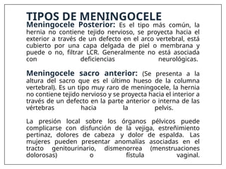 MENINGOCELE - REVISIÓN BIBLIOGRÁFICA (1).pptx