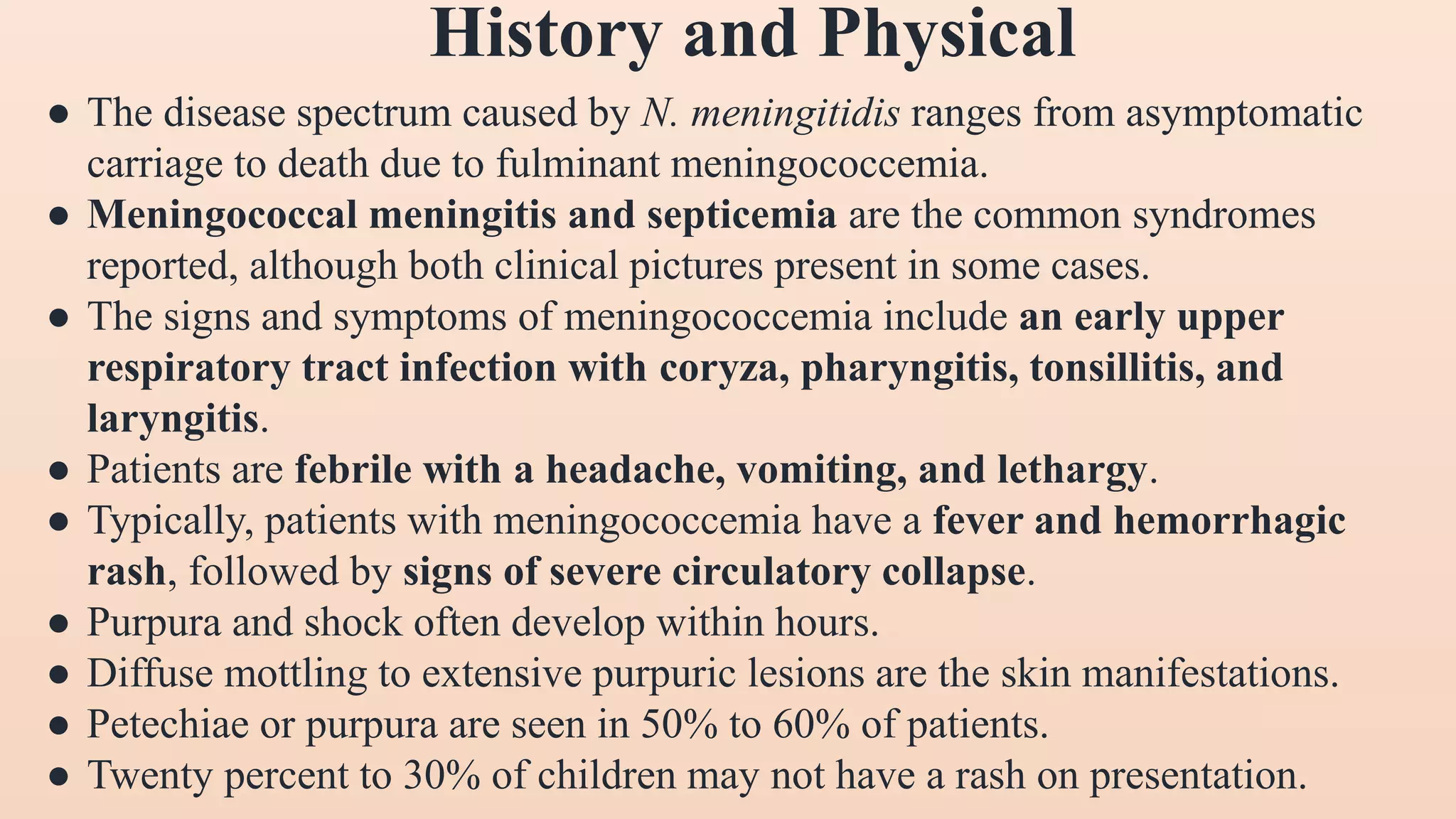 Meningococcal infection | PPTX