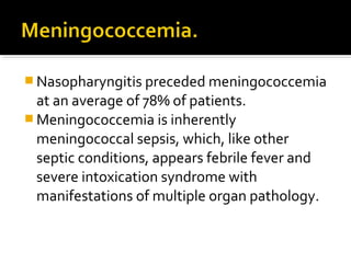 Meningococcal infections | PPT