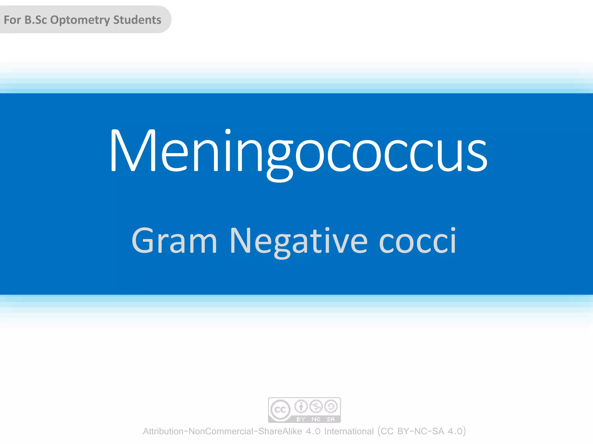 Meningococci | PDF