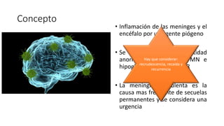 Meningoencefalitis purulenta | PPT