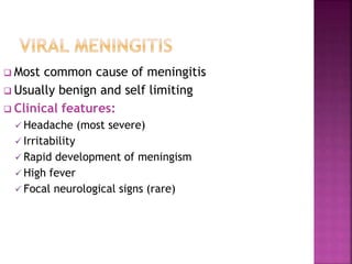 Meningoencephalitis by Sunil Kumar Daha | PPTX
