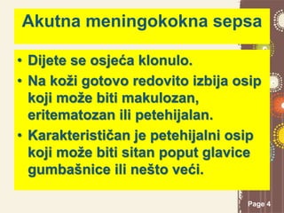 Meningokokna sepsa | PPT