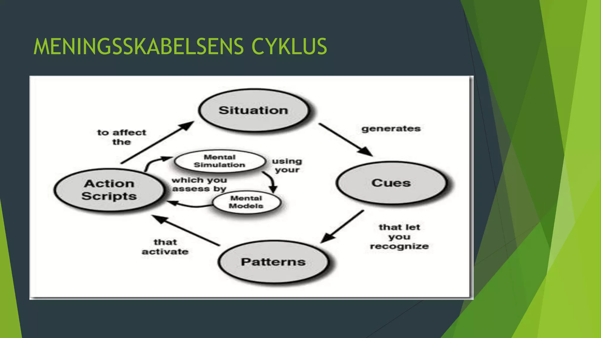 Meningsskabende processer (Weick) | PPTX
