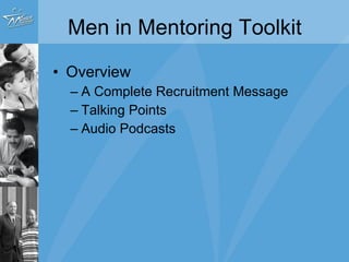 Men In Mentoring Toolkit | PPT
