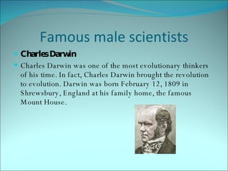 Men In Science Webquest 2 | PPT