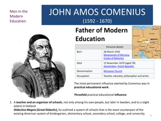 Men in the modern education period | PDF