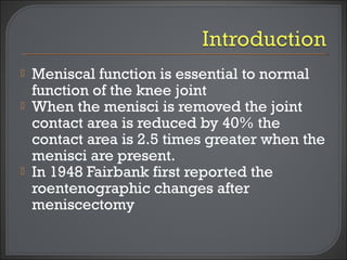 Meniscal tears | PPT