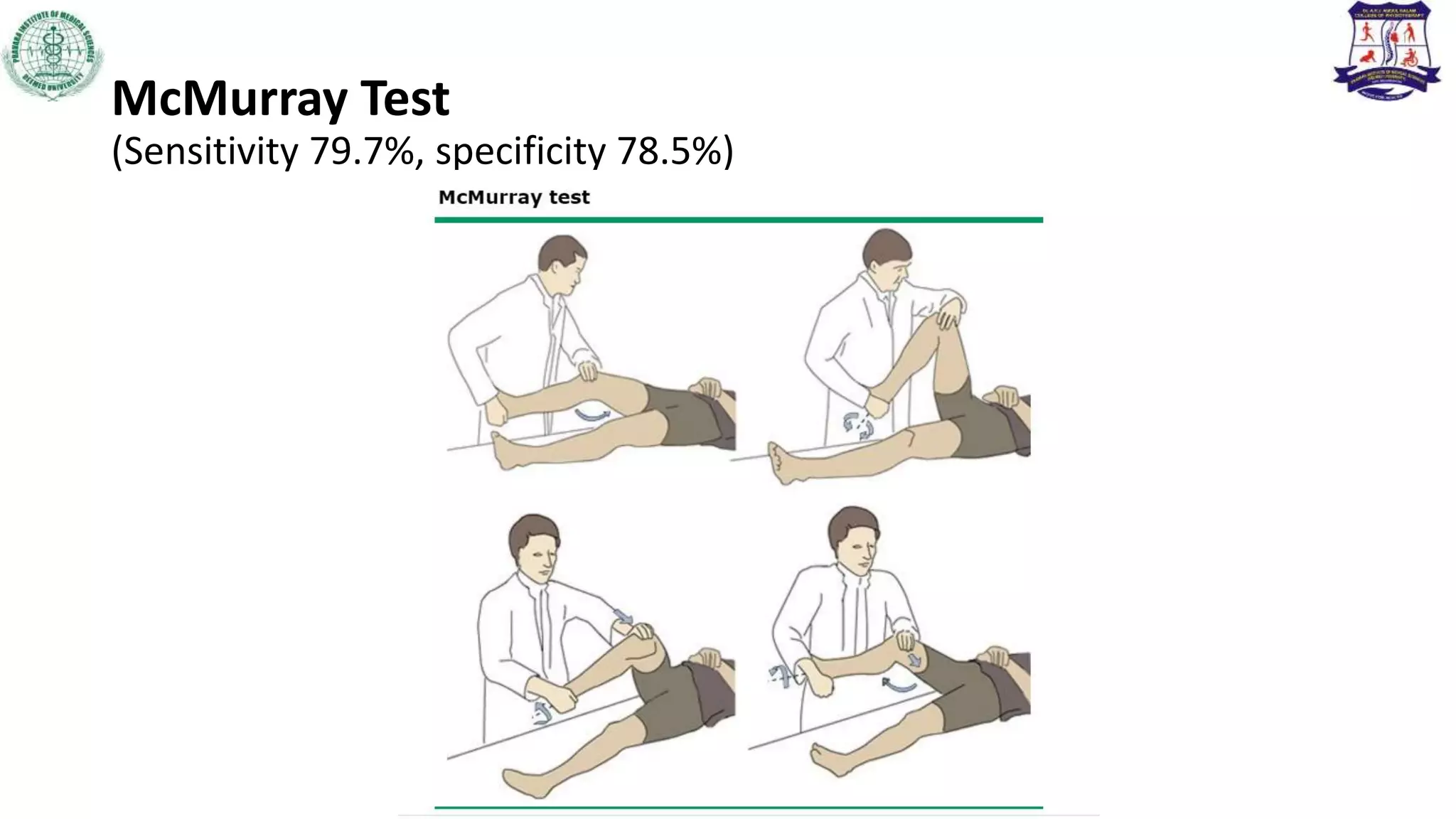 Meniscal injuries and physiotherapy management | PPTX