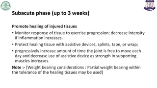 Meniscal injuries and physiotherapy management | PPTX